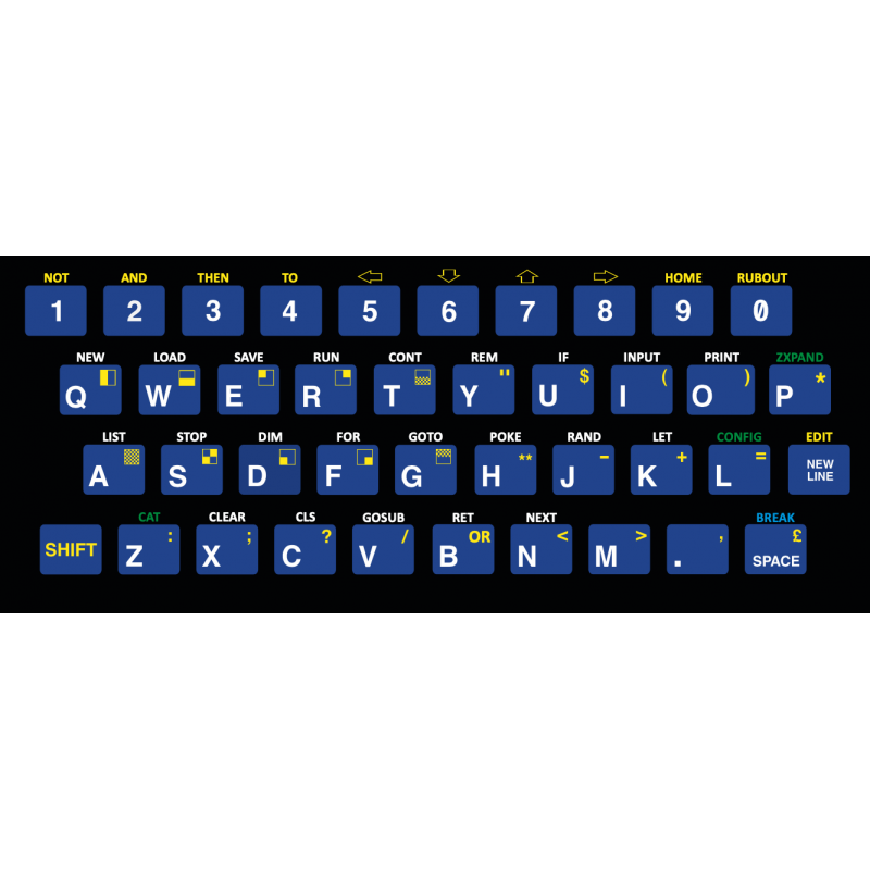 ZX8-KDLX Tastatur für Sinclair ZX81 und ZX80 Modell ZX81