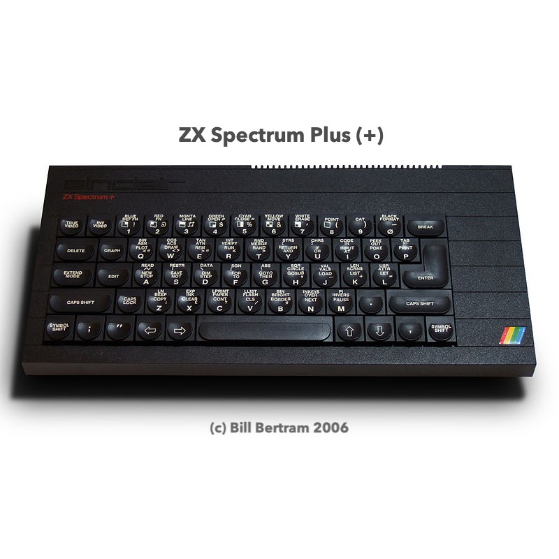 48P-KDLX keyboard for Sinclair ZX Spectrum plus (+) / 128k Kit Kit ...